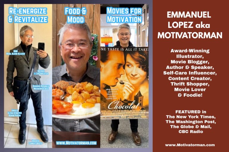 MOTIVATORMAN aka Emmanuel Lopez – Uplifting Power of Art, Films & Foods